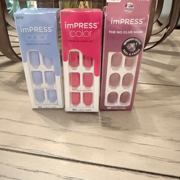 imPRESS | Accessories | Impress Color Presson Manicure Blue Red And ...
